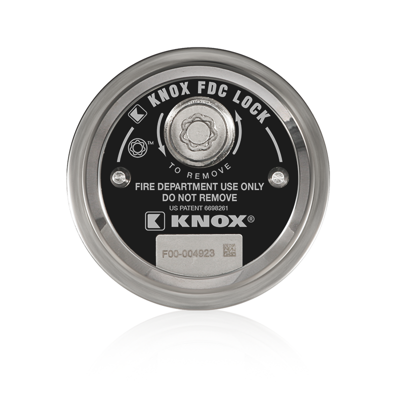 Knox FDC Lock® 2.5" NH/NST Male Locking Cap - 3.1875 x 6.0 TPI