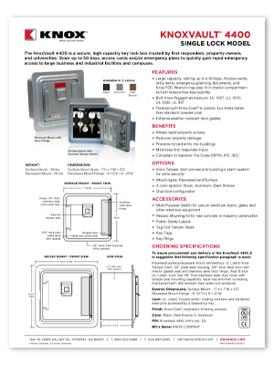 Emergency Key Box - Knox Rapid Access System
